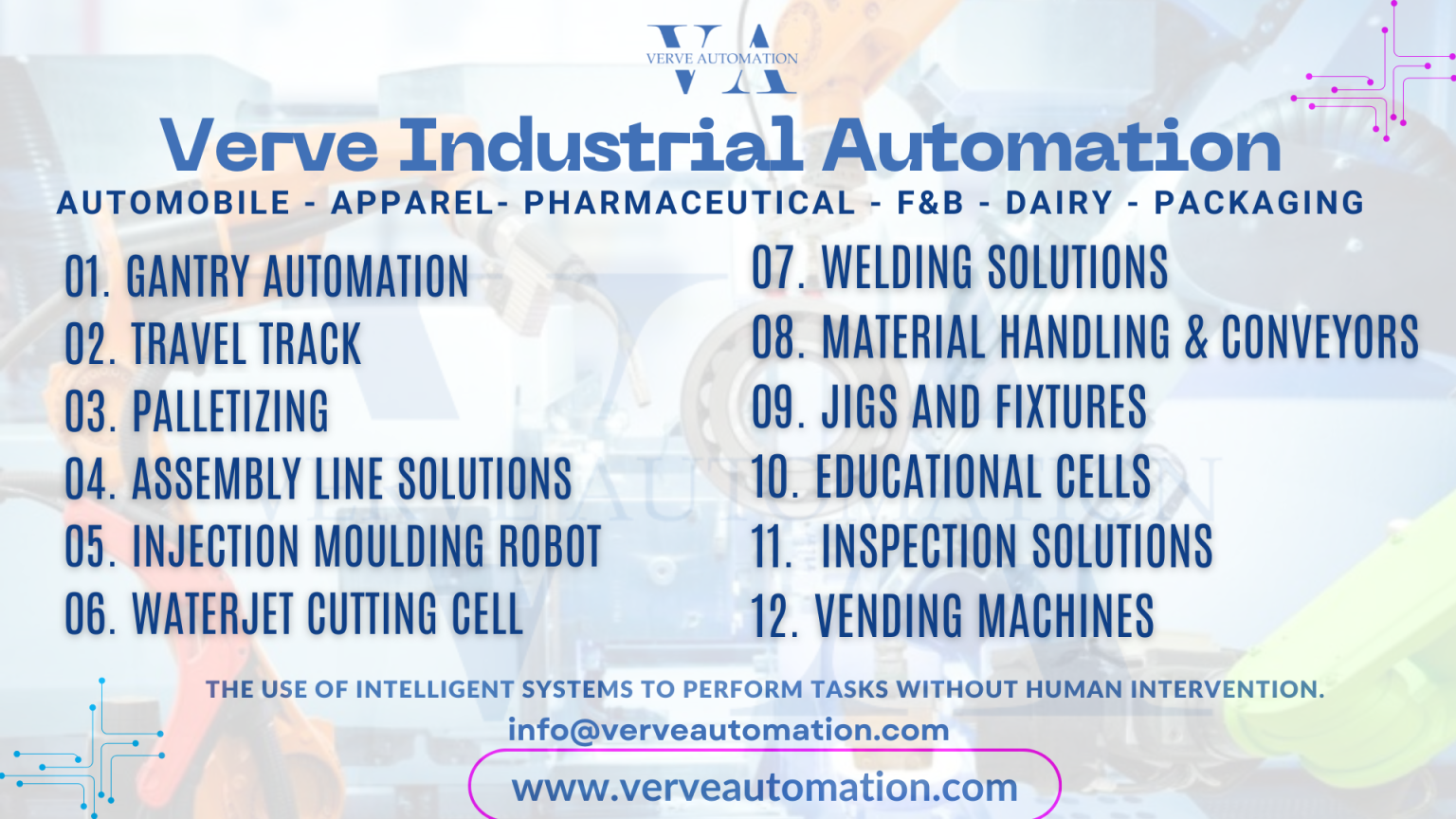 Verve Automation - AI Robotics & Automation Total Solutions